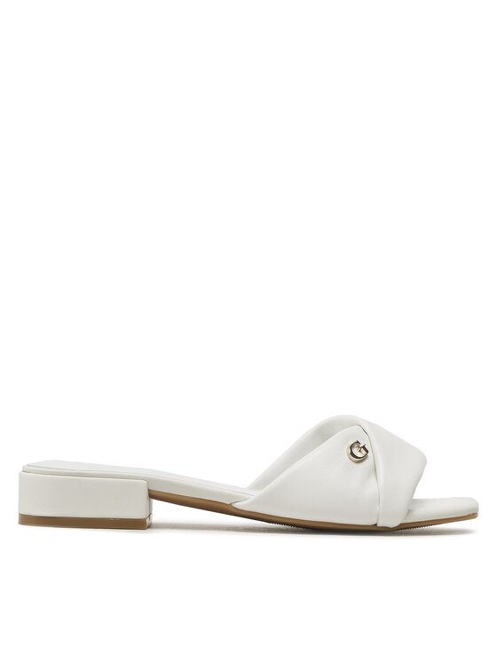 Guess Šľapky Albert FL6ABR LEA03 Biela | Modivo.sk