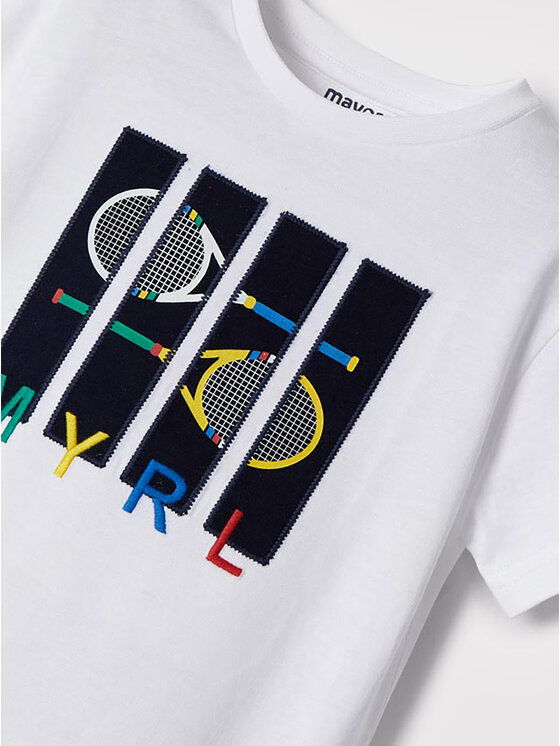Mayoral T-Shirt 3017 Weiß Regular Fit | Modivo.de