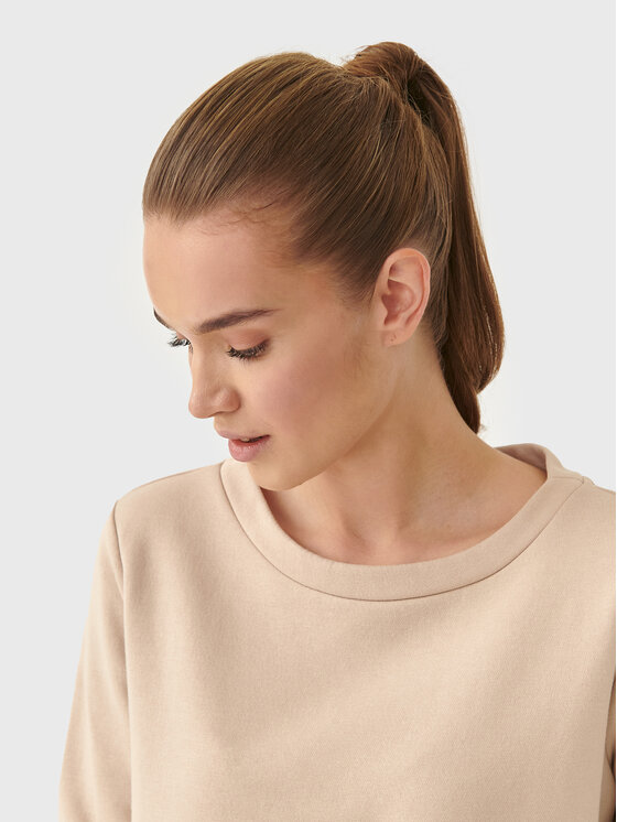 Tatuum Bluza Rikami T2219.037 Beżowy Relaxed Fit | Modivo.pl