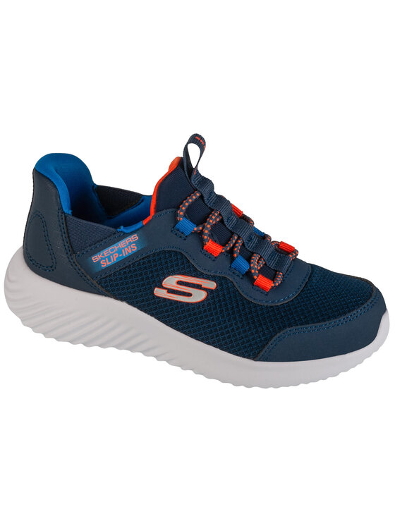Skechers Sneakersy Slip-Ins: Bounder - Brisk-Burst Granatowy | Modivo.pl