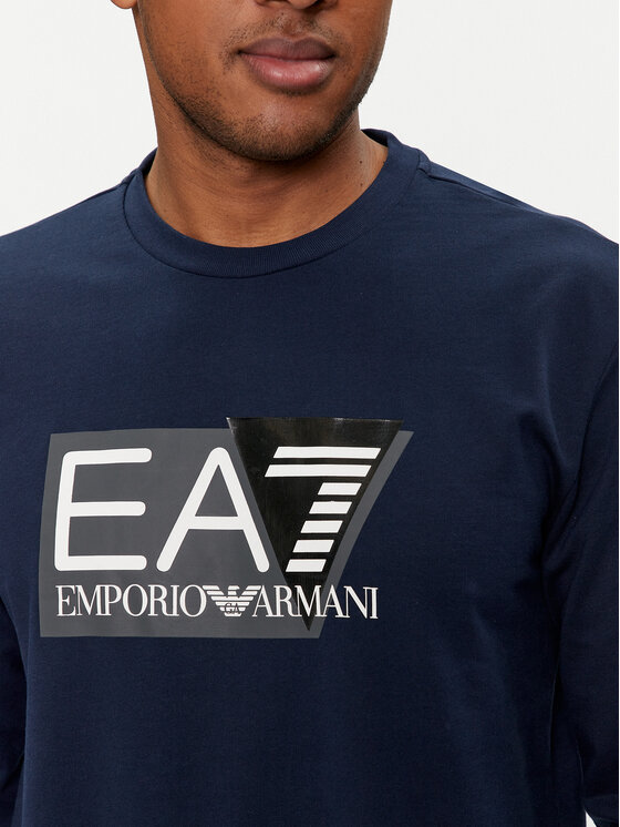 EA7 Emporio Armani Dres 3DPV51 PJ05Z 1554 Granatowy Regular Fit | Modivo.pl