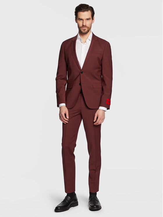 Hugo Costume 50485856 Marron Extra Slim Fit | Modivo.fr