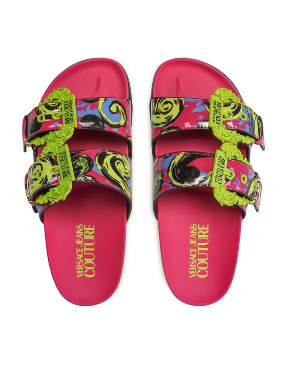 Versace Jeans Couture Șlapi 74VA3SM1 ZS366 Roz | Modivo.ro
