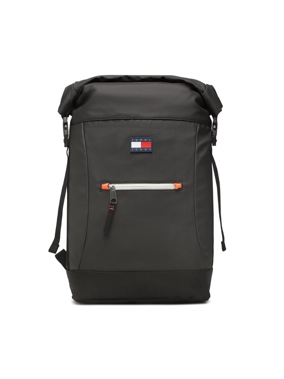 Tommy Jeans Rucksack Tjm Function Rolltop backpack AM0AM10891 Schwarz ...