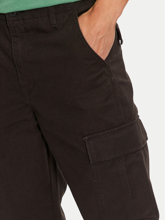 Levi's® Spodnie materiałowe A7364-0000 Czarny Straight Fit | Modivo.pl