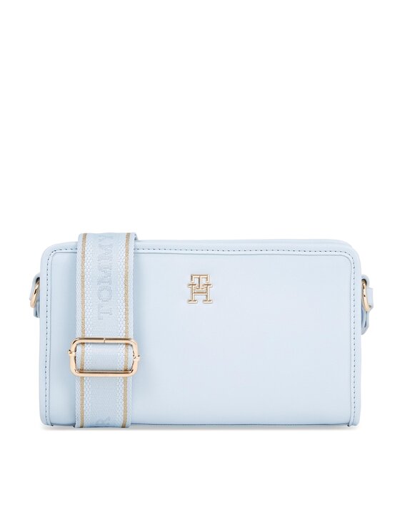 Tommy Hilfiger Kabelka Th Monotype Crossover AW0AW16163 Světle modrá ...
