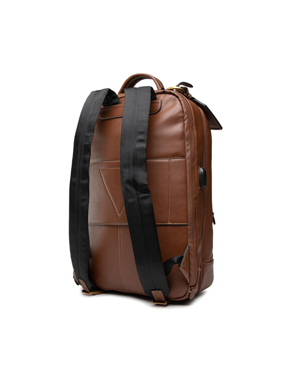 Guess Plecak Scala Backpack Business HMSCAL P2297 Brązowy | Modivo.pl