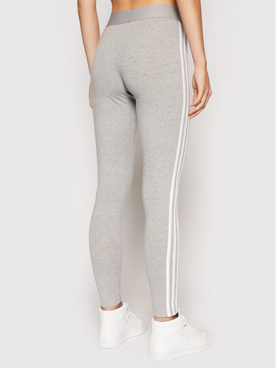 adidas Colanți Essentials 3-Stripes GV6017 Gri Slim Fit | Modivo.ro