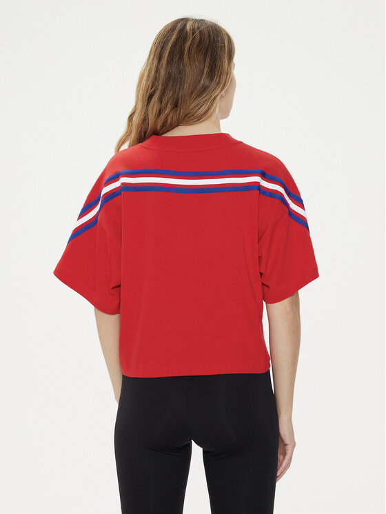 adidas T-Shirt Future Icons 3-Stripes IR9136 Κόκκινο Loose Fit | Modivo.gr
