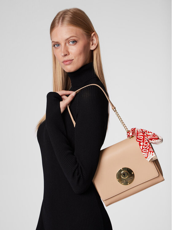 LOVE MOSCHINO Torebka JC4133PP1FLP0107 Beżowy | Modivo.pl