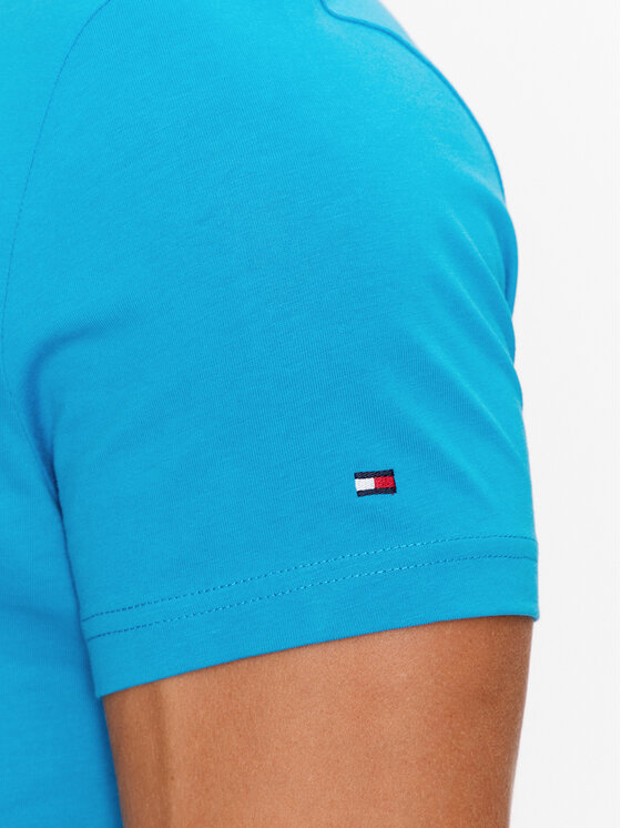 Tommy Hilfiger T Shirt Logo Mw0mw11797 Modrá Slim Fit Modivo Cz