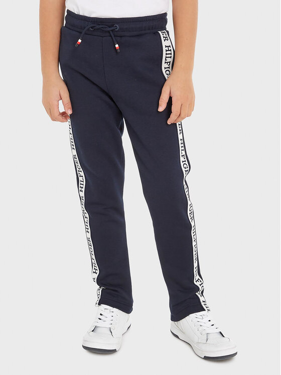 Tommy Hilfiger Jogginghose Kb0kb08386 D Blau Regular Fit Modivo At