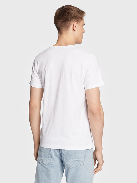 Jack&Jones Tričko Corp Logo 12151955 Biela Regular Fit | Modivo.sk