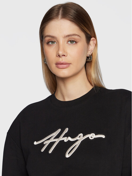 Hugo Суитшърт Easy 50475025 Черен Regular Fit | Modivo.bg