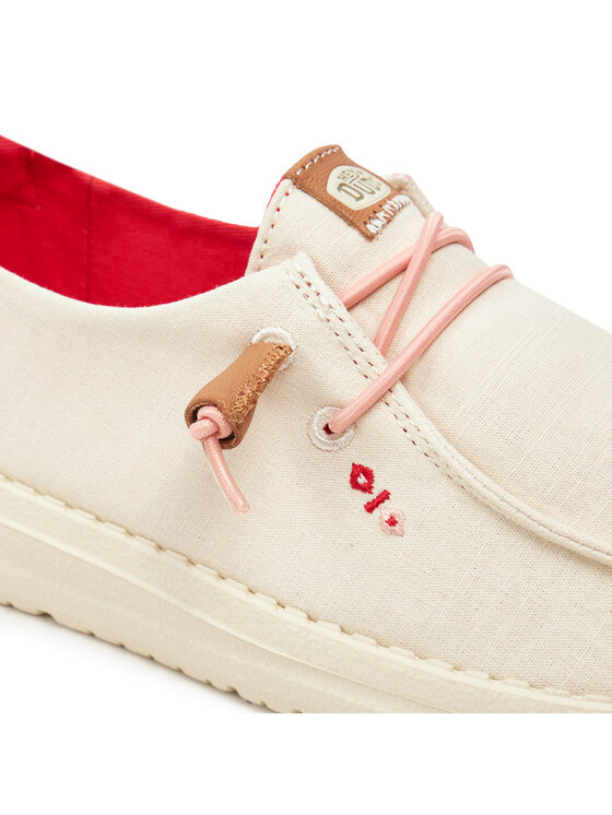 Hey Dude Cipele Wendy Chambray Boho 40729-106 Écru | Modivo.hr