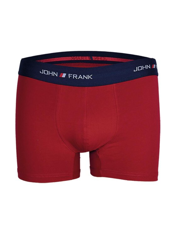 John Frank Komplet 3 par bokserek Zestaw 3 Par Bokserek Męskich Wielokolorowych John Frank ...