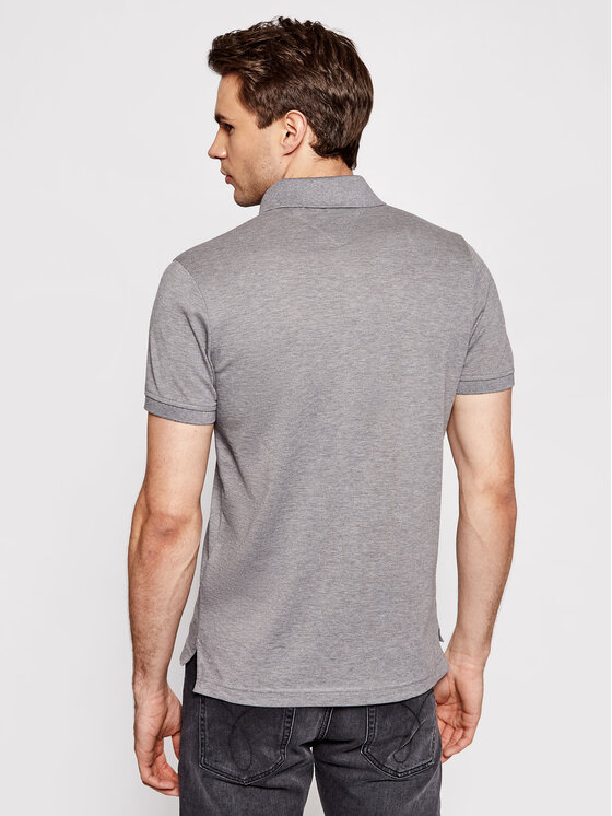 Tommy Hilfiger Polo 1985 Mw0mw17771 Pelēks Slim Fit Modivo Lv