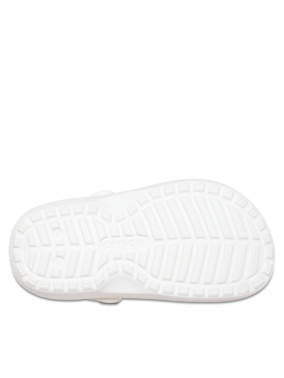 Crocs Klapki Classic Lined Clog Kids 207010 Biały | Modivo.pl