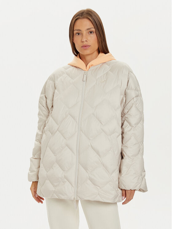 New Balance Geacă din puf WJ43503 Bej Loose Fit | Modivo.ro