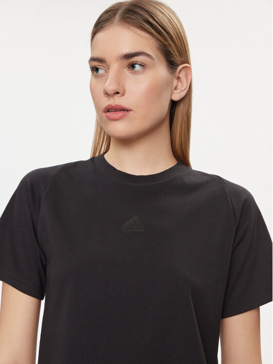adidas T-Shirt Z.N.E. IS3930 Czarny Regular Fit | Modivo.pl