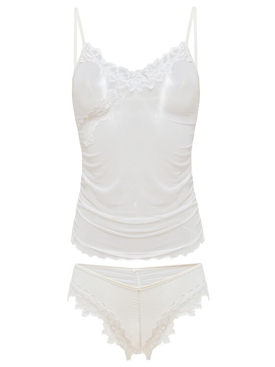 DKaren Lingerie Komplet bielizny Marina Écru | Modivo.pl