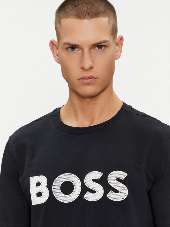 Boss T-Shirt 50512866 Granatowy Regular Fit | Modivo.pl