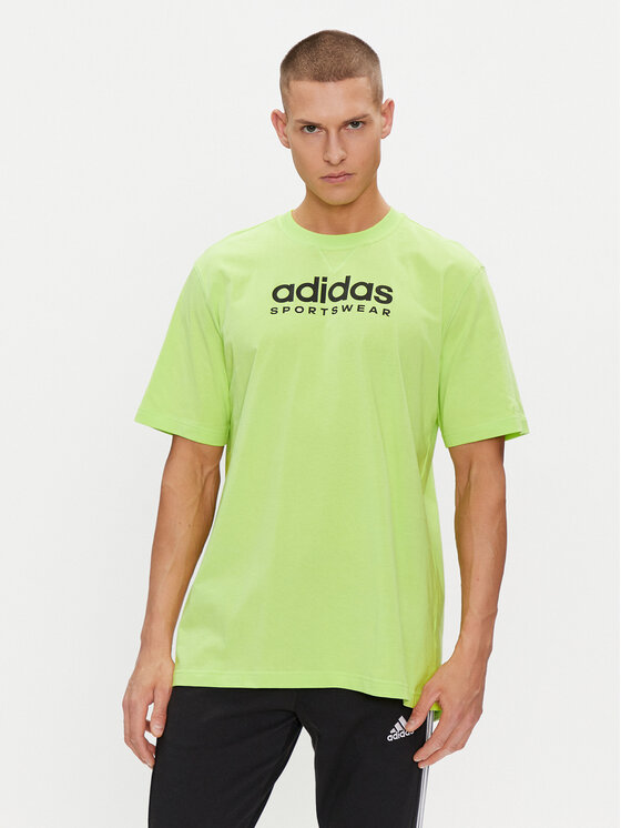 adidas Тишърт All SZN Graphic IJ9433 Жълт Loose Fit | Modivo.bg