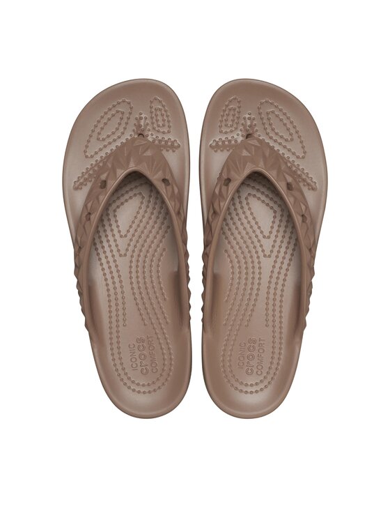 Crocs Flip-flops Classic Platform Geometric Flip 209565 Bézs | Modivo.hu
