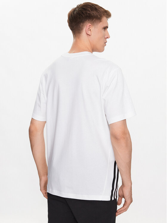 adidas T-Shirt IN1612 Λευκό Loose Fit | Modivo.gr