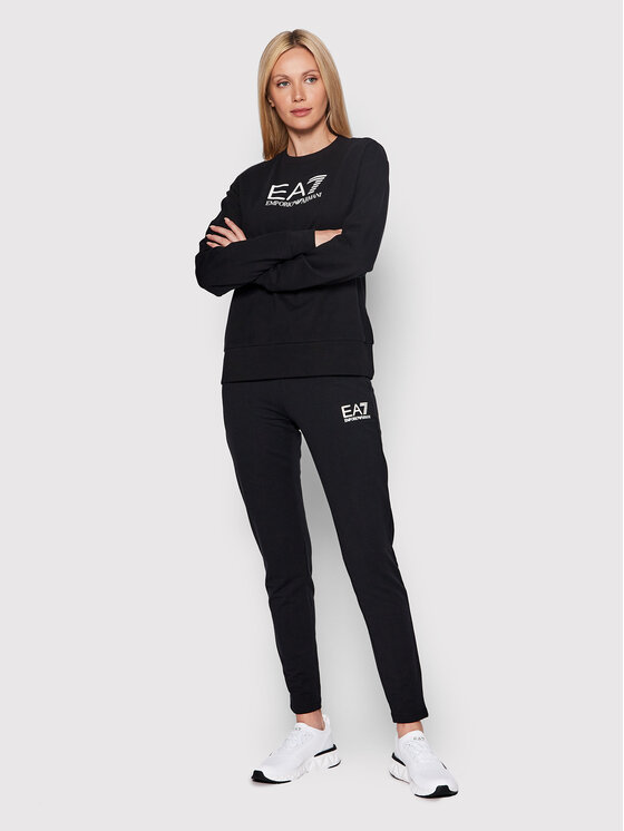 EA7 Emporio Armani Jogginganzug 6LTV57 TJCQZ 1200 Schwarz Regular Fit | Modivo.de