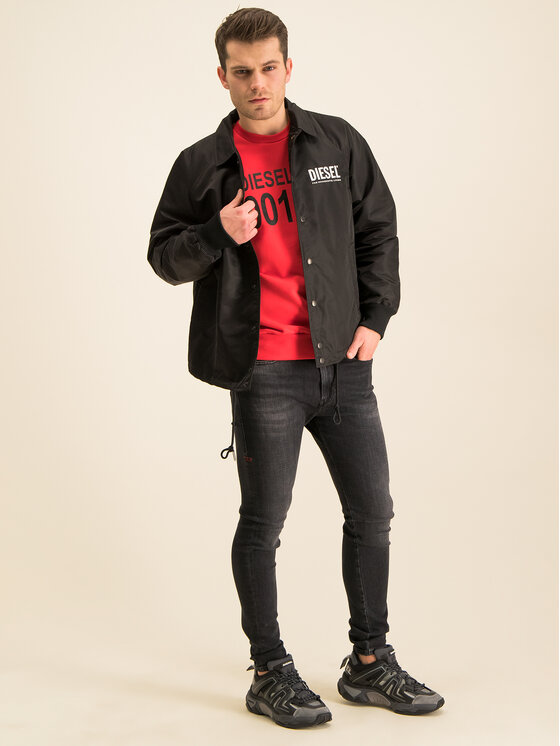 Diesel Džemperis S-Girk-J3 00SDPY 0IAJH Raudona Regular Fit | Modivo.lt
