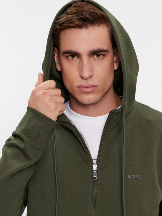 Boss Bluză Saggy 50506161 Verde Regular Fit | Modivo.ro