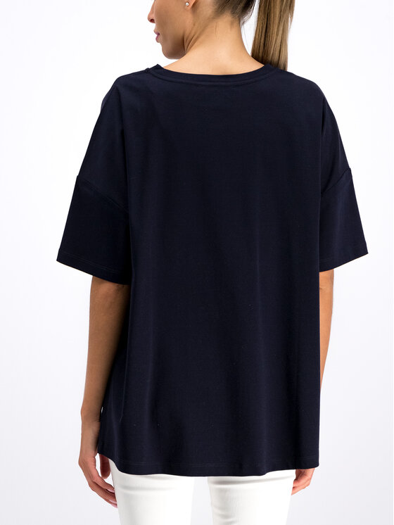 MAX&Co. T-Shirt 69749919 Tmavomodrá Oversize • Modivo.cz