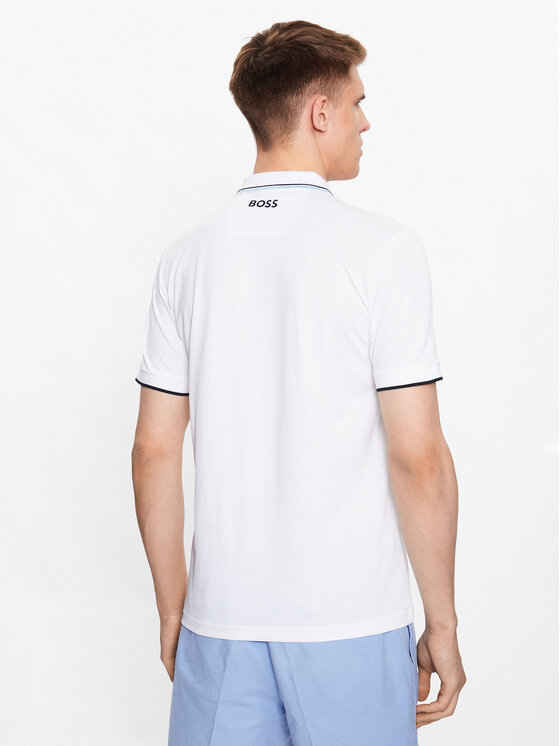 Boss Поло 50469094 Білий Regular Fit | Modivo.ua
