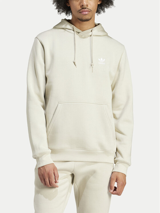 adidas Bluza Trefoil Essentials IR7785 Beżowy Regular Fit | Modivo.pl