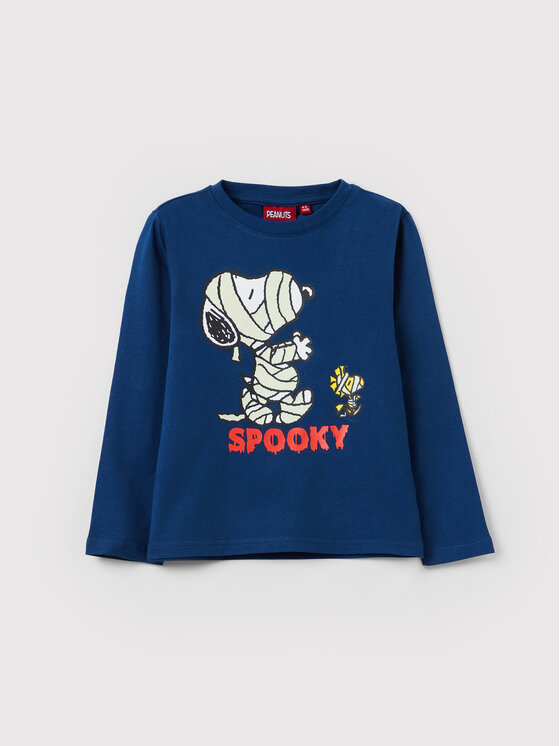 OVS Bluse PEANUTS 1331229 Dunkelblau Regular Fit | Modivo.de