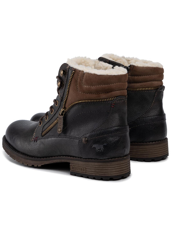 Mustang Kozačky 45A005 Šedá | Modivo.cz