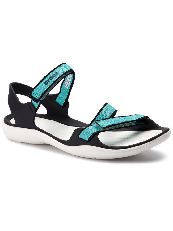 Crocs Босоніжки Swiftwater Webbing Sandal W 204804 Голубий | Modivo.ua