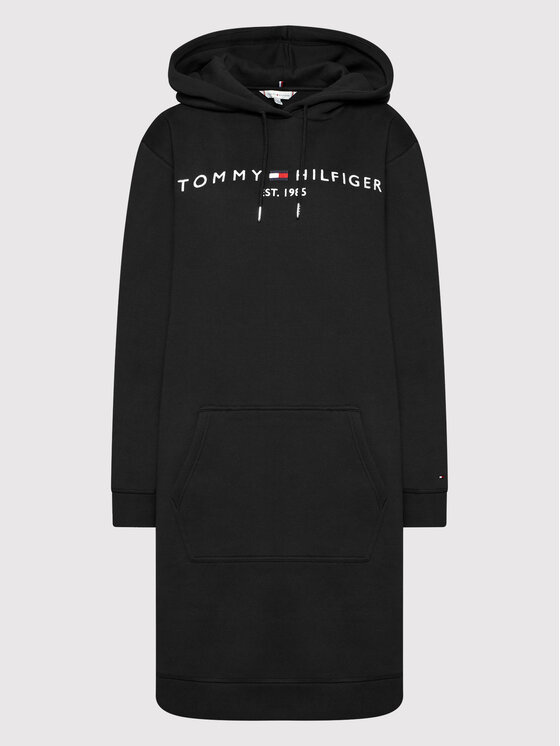 Tommy Hilfiger Curve Džemper haljina WW0WW34210 Crna Regular Fit ...