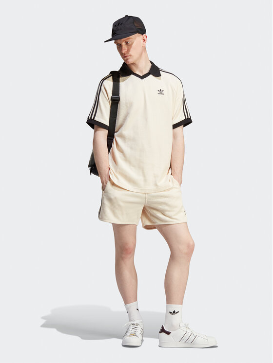 adidas Polo Adicolor Classics Waffle Polo Shirt HA9311 Beżowy Regular ...