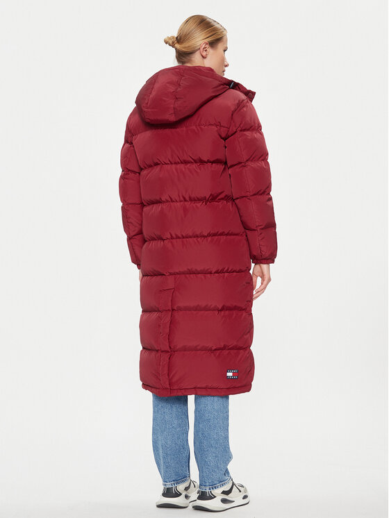 Tommy Jeans Zimní kabát Alaska DW0DW14287 Červená Regular Fit | Modivo.cz
