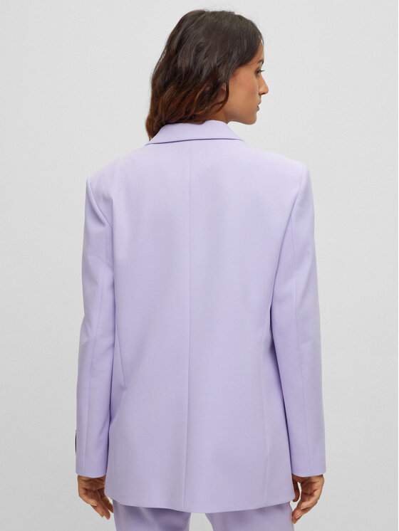 Hugo Marynarka Amyia 50494501 Fioletowy Relaxed Fit | Modivo.pl