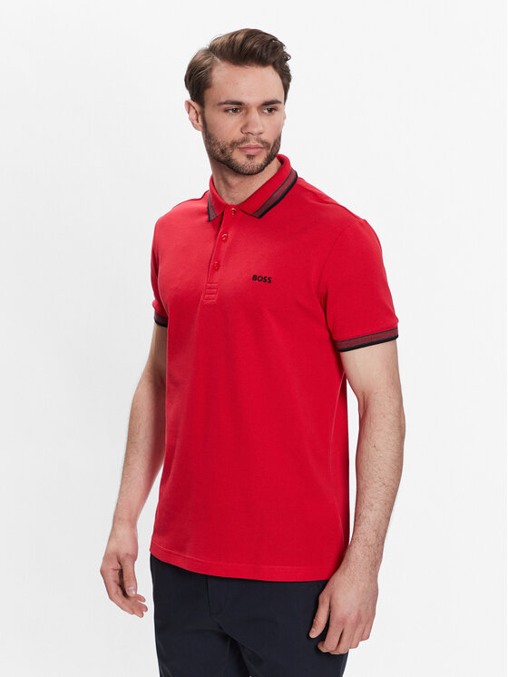 Boss Poloshirt 50468983 Rot Regular Fit | Modivo.at