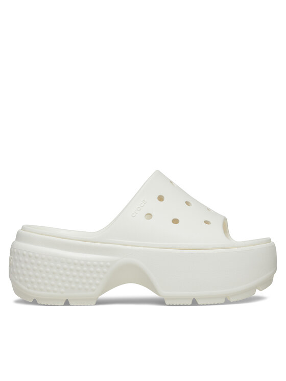 Crocs Šlepetės Stomp Slide 209347 Smėlio | Modivo.lt