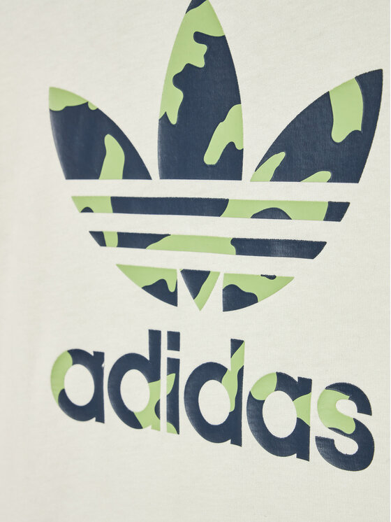 adidas T-Shirt Camo Graphic HC4533 Szary Regular Fit | Modivo.pl