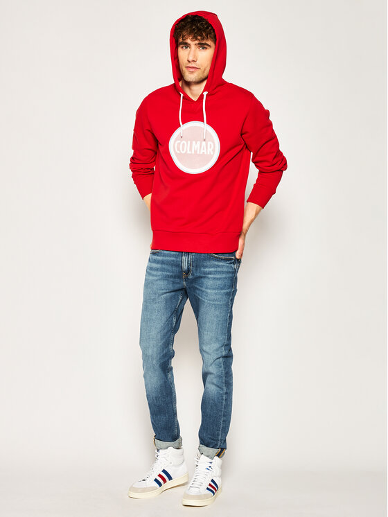 Colmar Felpa Brit 8269R 1SH Rosso Regular Fit | Modivo.it