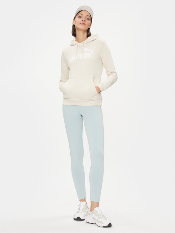 Puma Bluză Ess Logo 586789 Écru Regular Fit | Modivo.ro