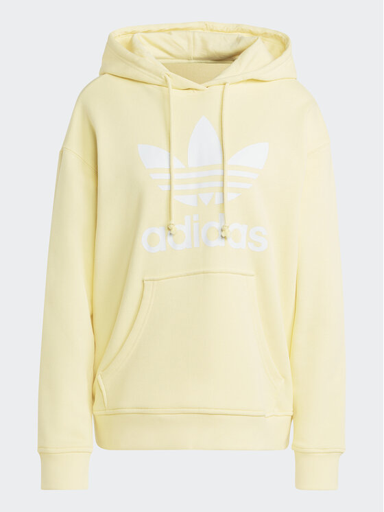 adidas Суитшърт Trefoil Hoodie IB7434 Жълт Regular Fit | Modivo.bg