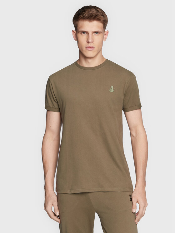 OCAY T-shirt 22-311012 Vert Regular Fit | Modivo.fr