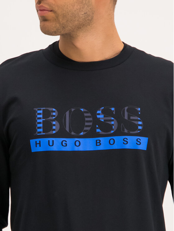 Boss Bluza Authentic 50420490 Czarny Regular Fit | Modivo.pl